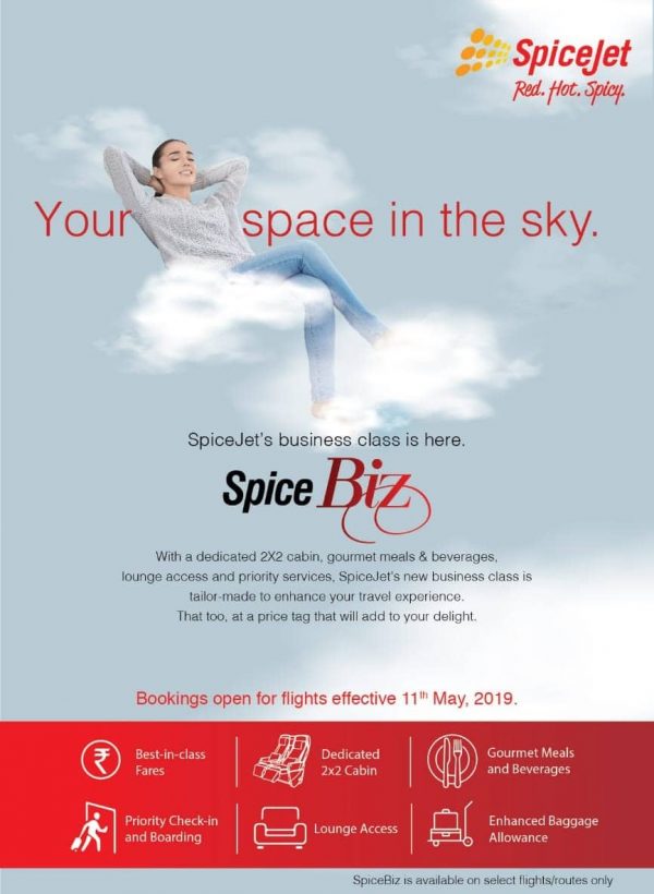 SpiceJet Launches Business Class - travelobiz