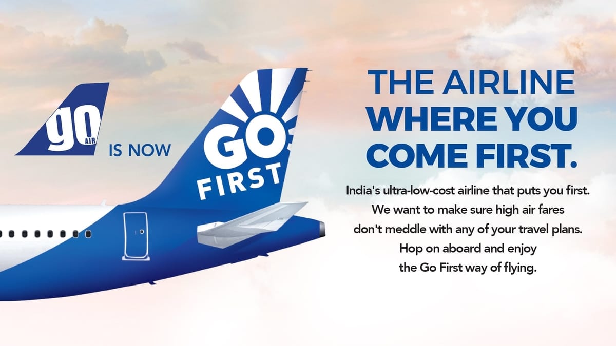 GoAir Rebrands As Go First, Becomes Ultra Low-Cost Carrier (ULCC ...