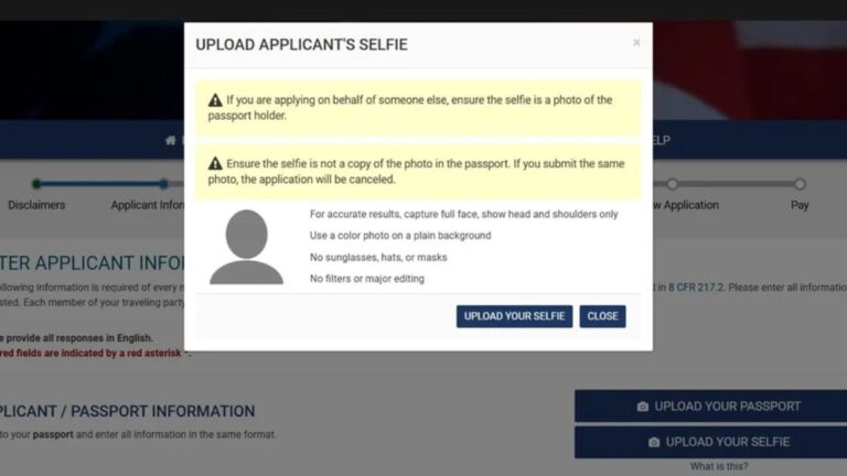 ESTA Update: US Introduces Stricter Selfie Requirements for Visa Waiver ...
