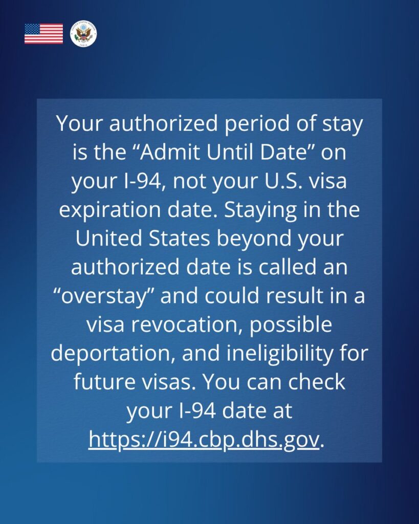 US Travel Alert: Your Form I-94 Date Matters More Than Your Visa Expiry ...