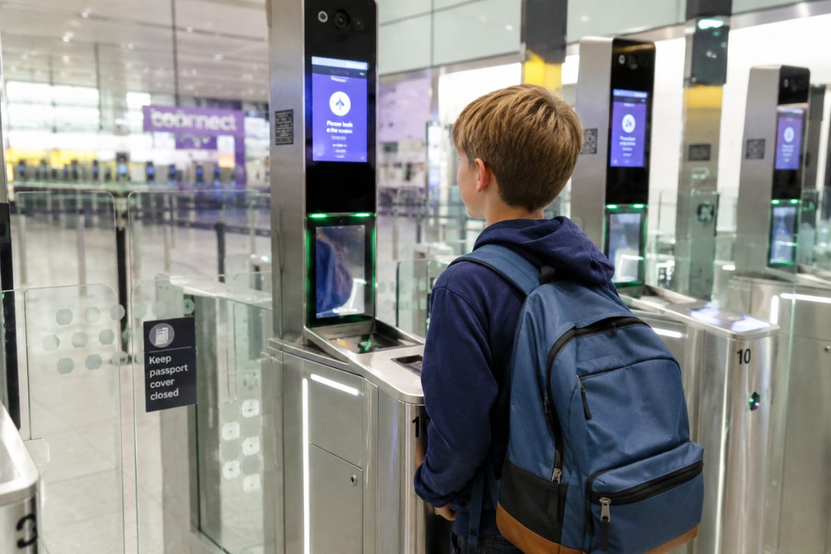 UK to Allow Children Aged 8 and 9 to Use Airport E-Gates From July 2026 ...